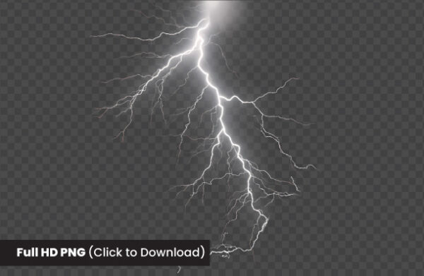 White Lightning Bolt PNG » Free Png Pik