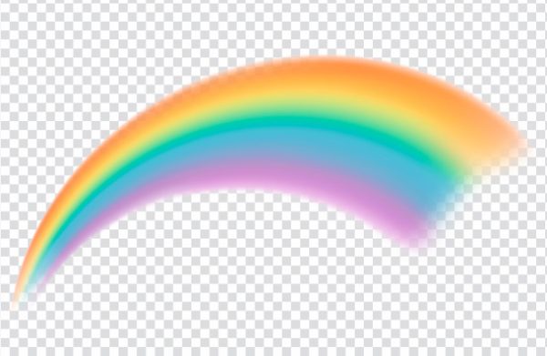 Realistic Rainbow PNG – High-Quality Transparent Sky Arc Image » Free ...
