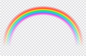 Realistic Rainbow PNG – High-Quality Transparent Sky Arc Image » Free ...