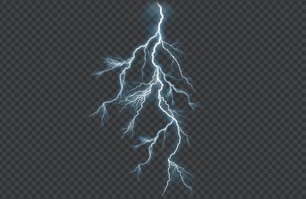 Lightning Effect Overlay PNG – Thunder Lightning Transparent Background ...